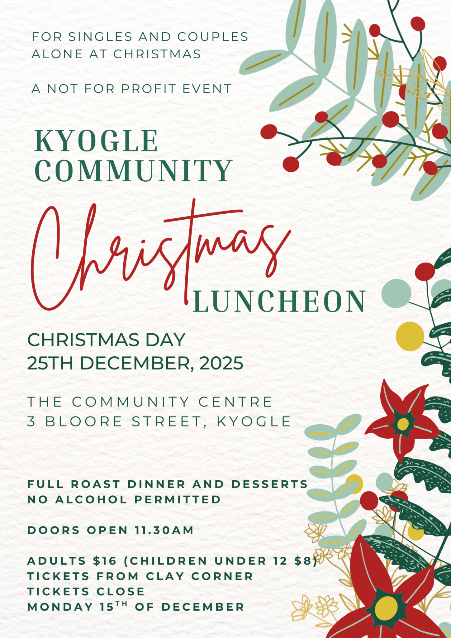 Kyogle Community Christmas Luncheon – Visit Kyogle