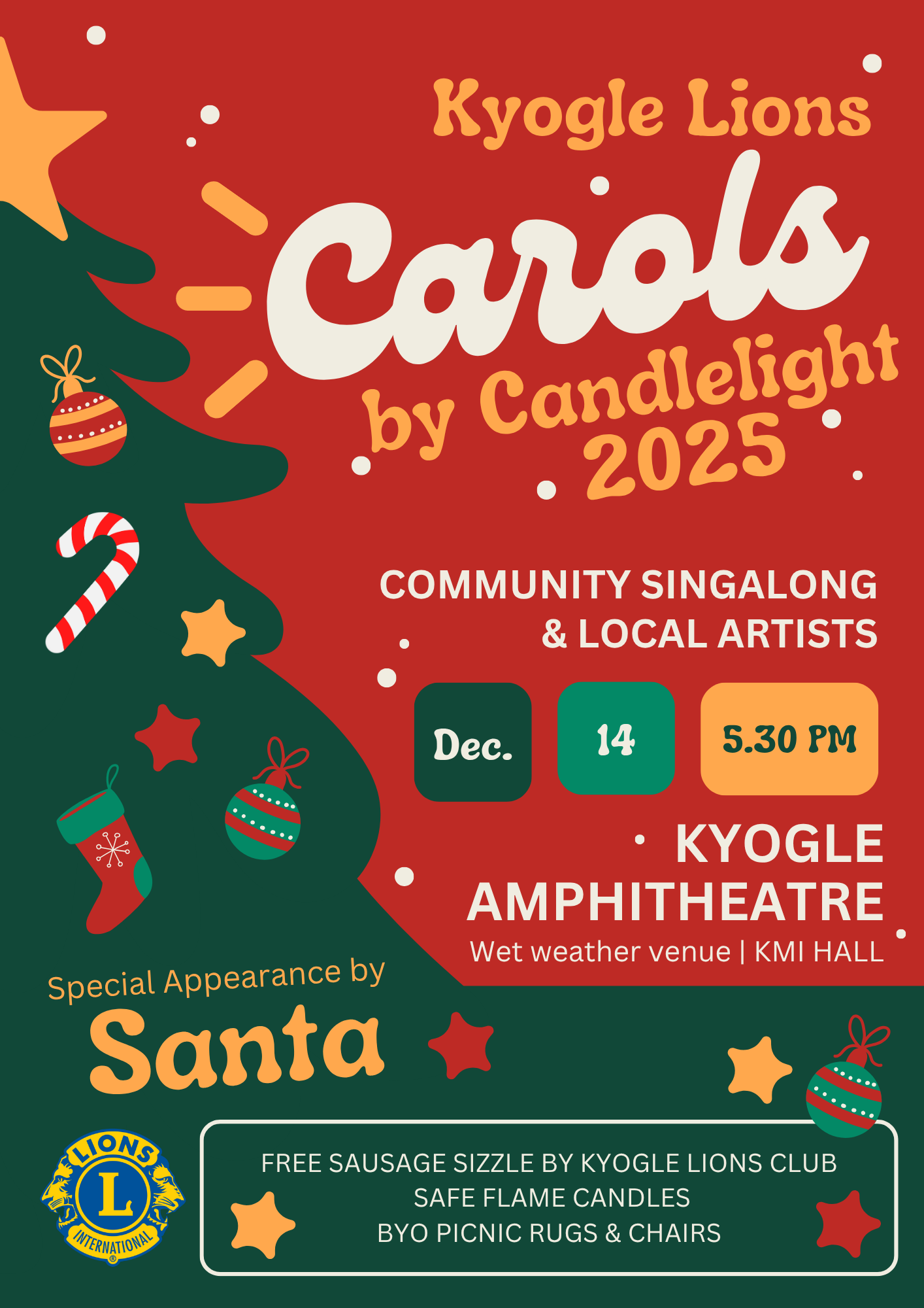 Carols by Candlelight presented by Kyogle Lions Club – Visit Kyogle
